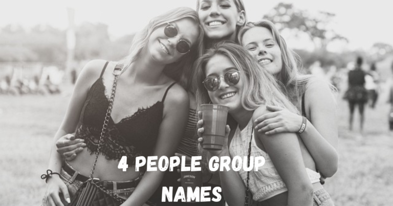 350+ Creative and Unique Group Names for 4 People - Haha Names